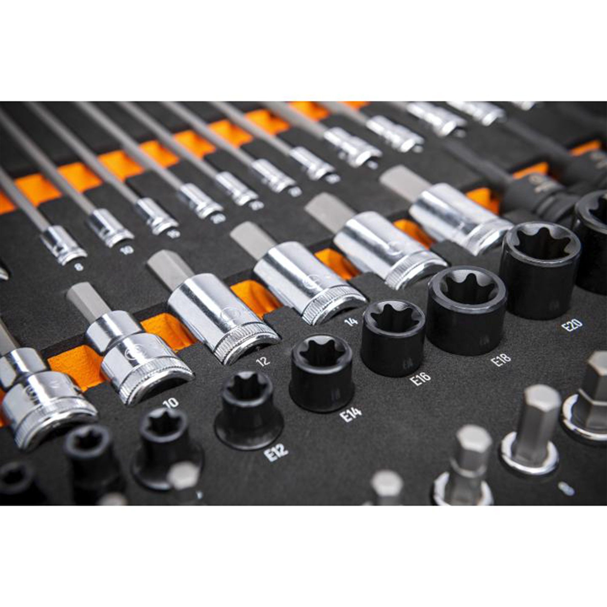 Gearwrench 1/4", 3/8", 1/2" Drive Bolt Biter Mechanics Tool Set / (Metric/SAE) Socket Sets in ...